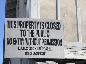 Panorama City - LAMC 41.24 Sign - Los Angeles County Property Preservation